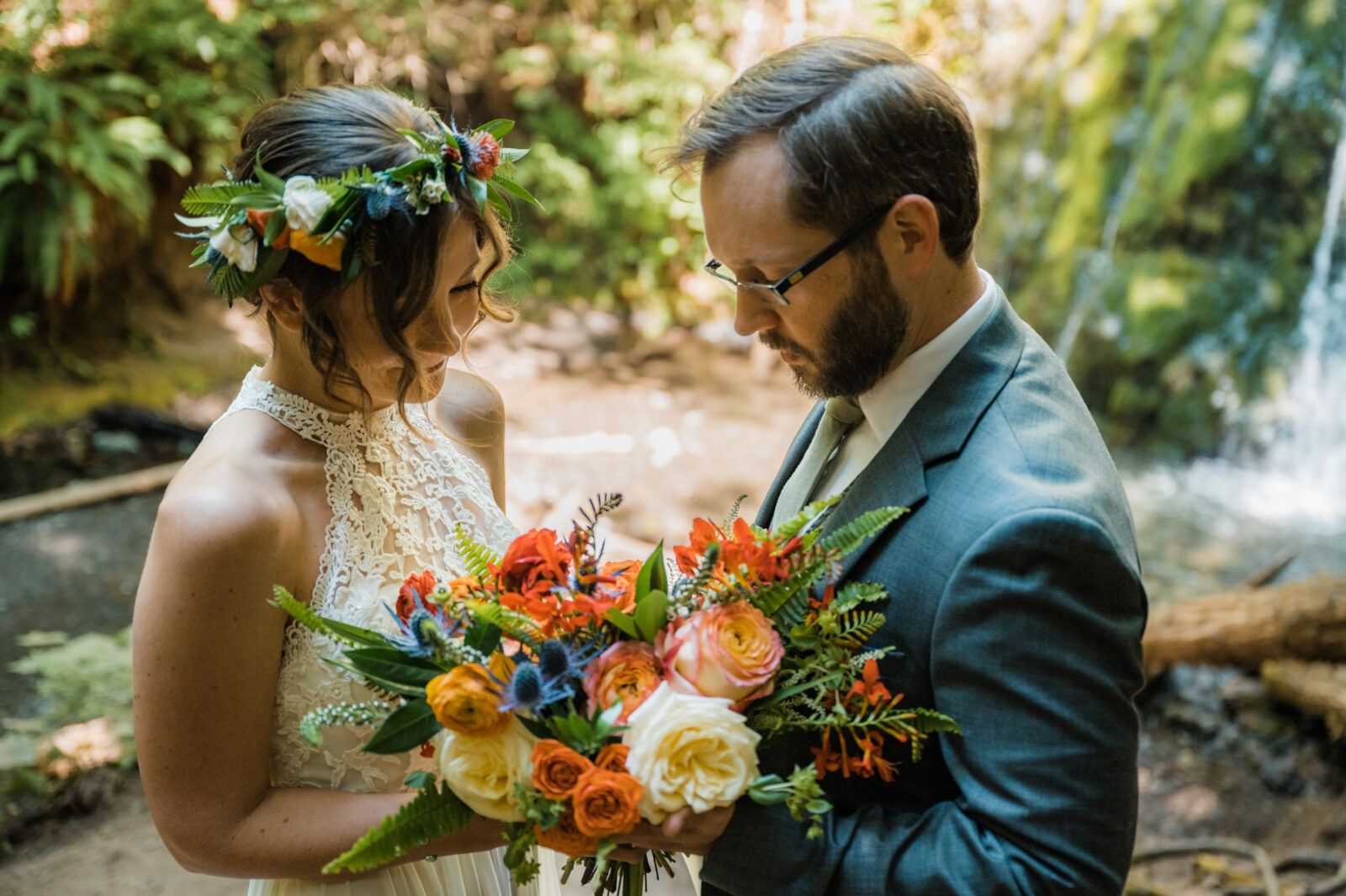 Magical Hoh Rainforest Elopement | Olympic National Park - Wandering Peaks