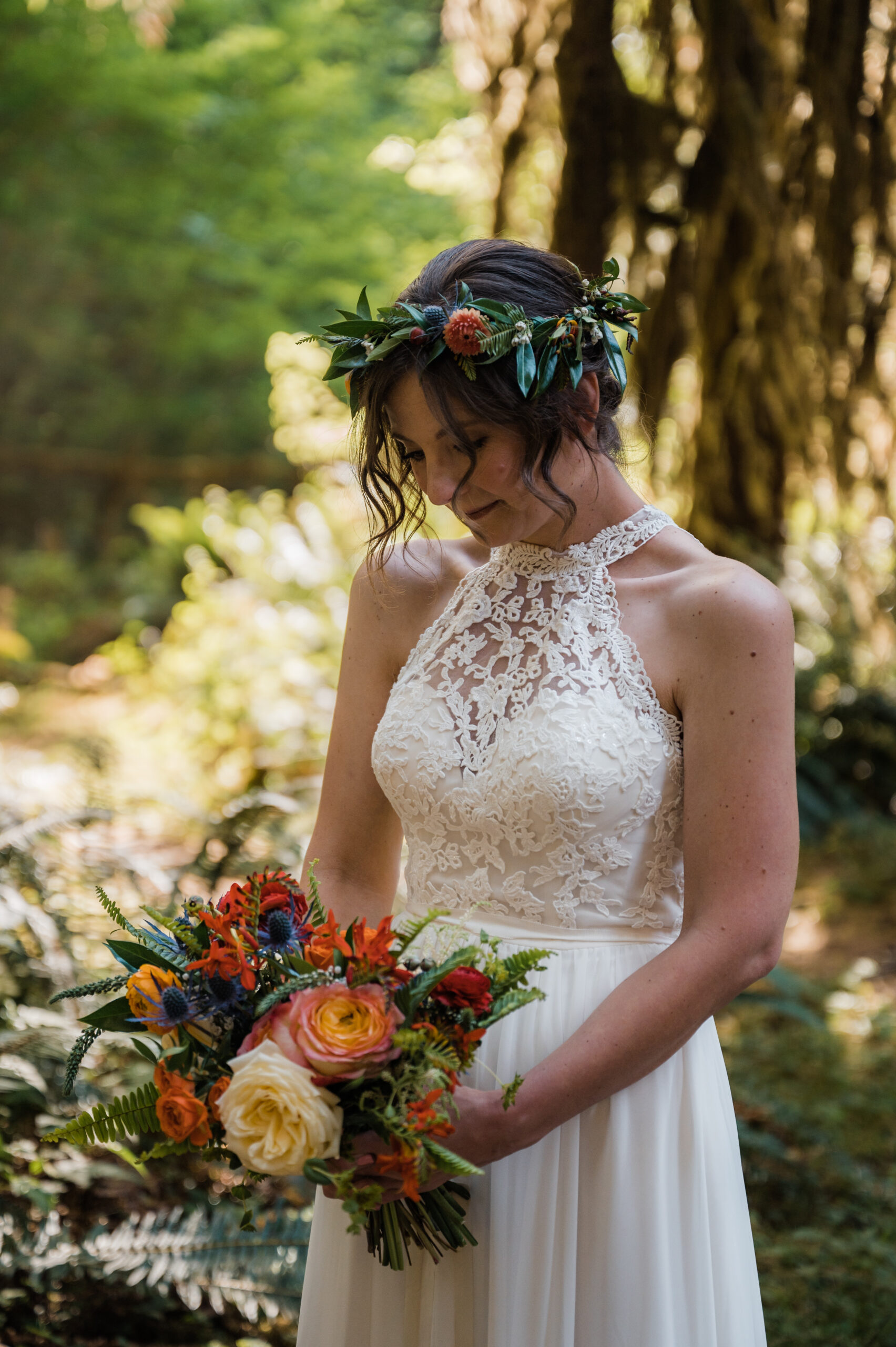 Magical Hoh Rainforest Elopement | Olympic National Park - Wandering Peaks