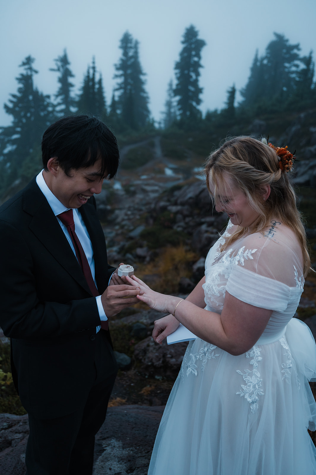A Fall Mount Baker Elopement | Miranda + James - Wandering Peaks